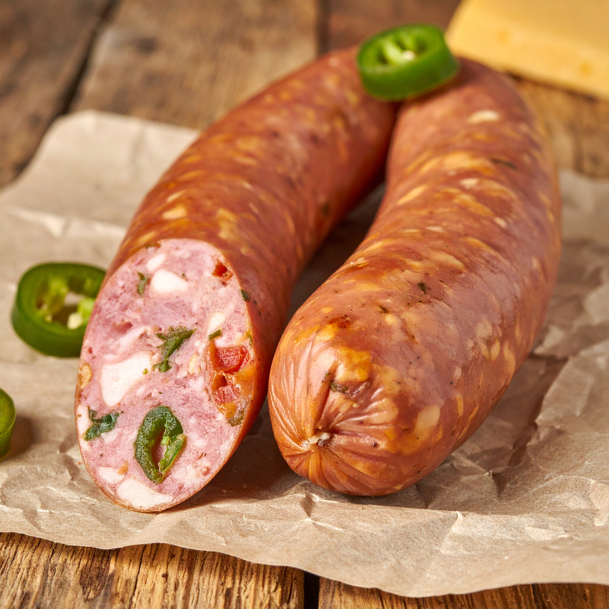 Jalapeño Cheddar Summer Sausage — Little Springs Cattle Co